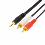 Аудиокабель 2RCA (тюльпан)-AUX 3.5 мм, 10 м - купить от 360 р. в ...